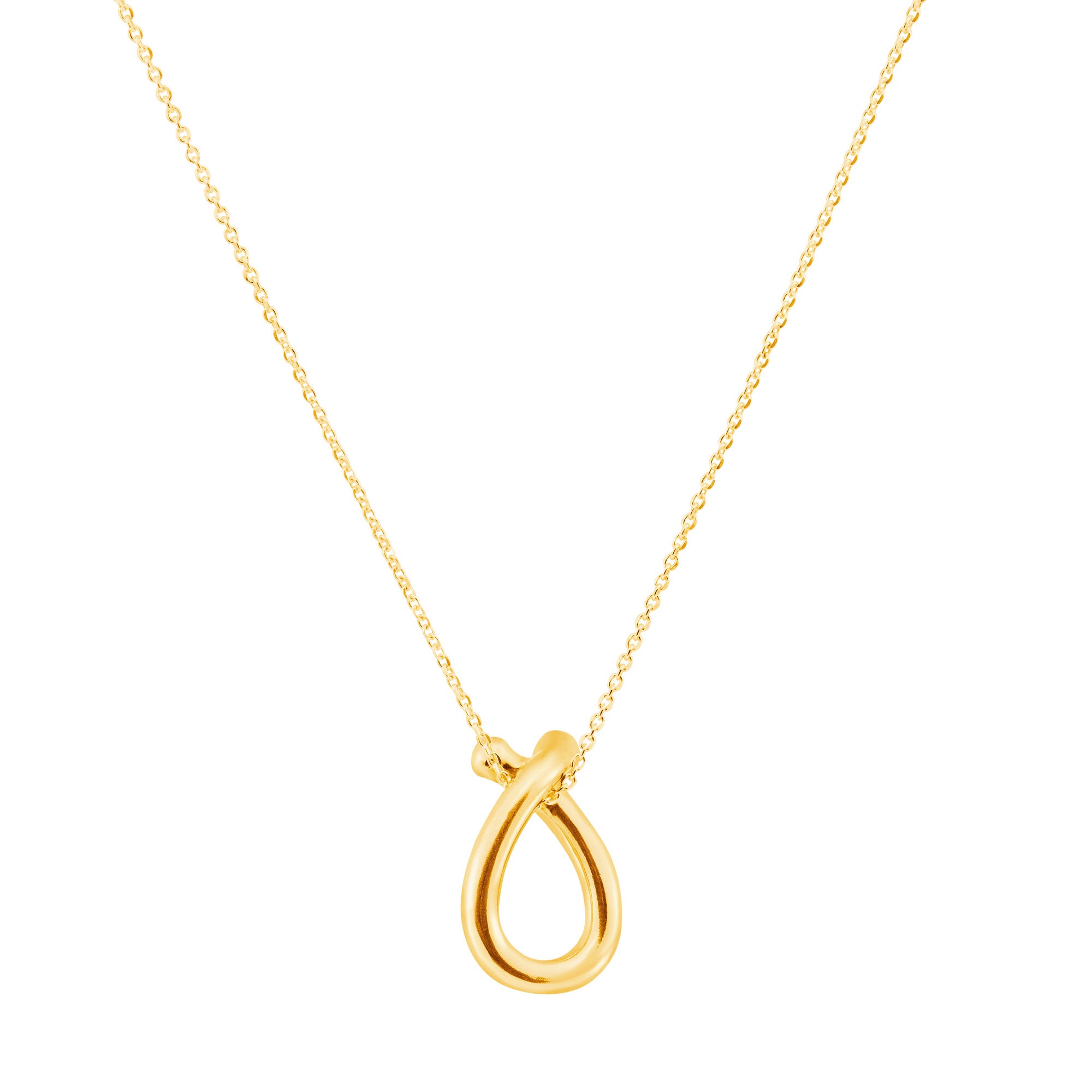 Loop Gold Necklace Small – PARELPAREL
